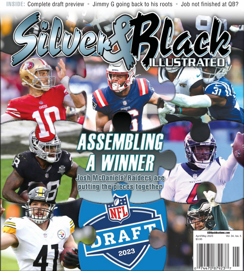 Silver And Black Illustrated Magazine