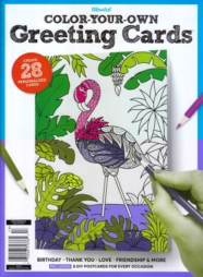 Color Your Own Greeting Cards Subscription Magazine Agent